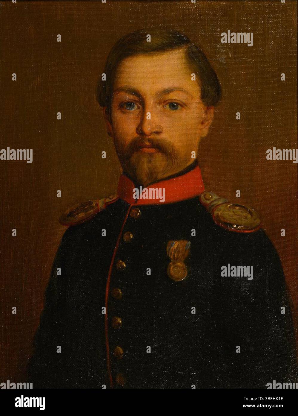 This 19th-century portrait depicts Oberstleutnant Georg von Tannstein ...