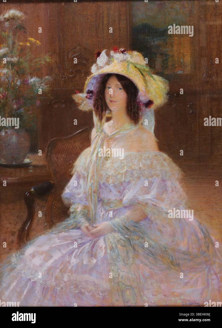 'En souvenir de Gavarni' by Charles Lucien Léandre (1862–1934) is a ...
