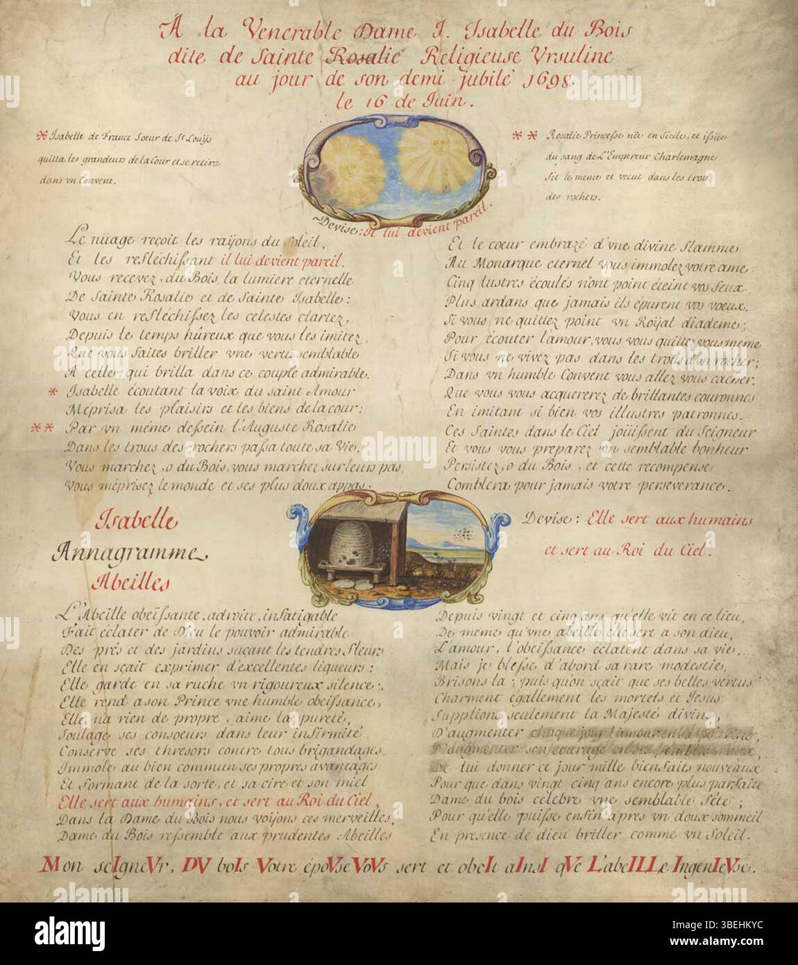 Jeanne isabelle de sainte rosalie hi-res stock photography and images ...