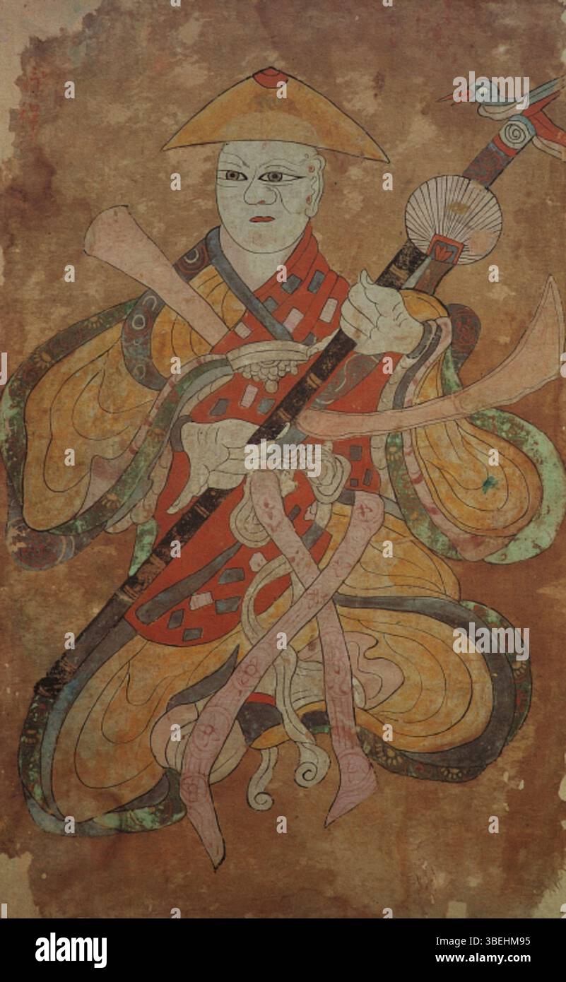 Painting of Jeseok, a Korean shamanistic deity of fertility, formerly ...