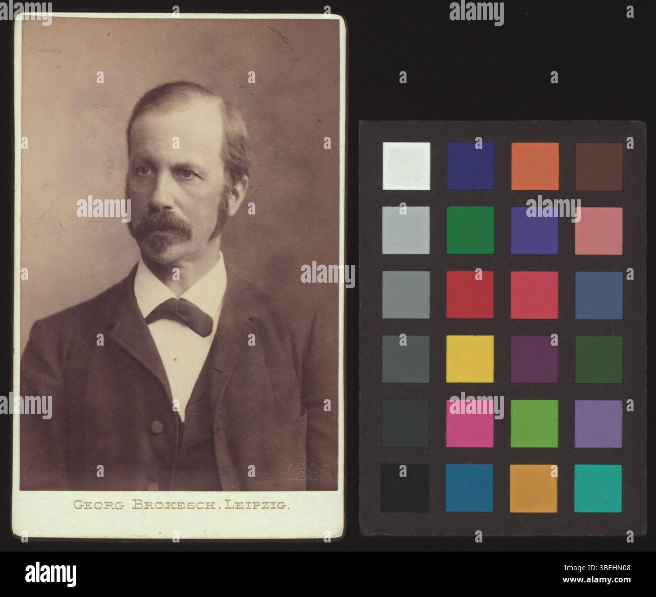 This black-and-white photograph presents Wilhelm His-Vischer, taken in ...