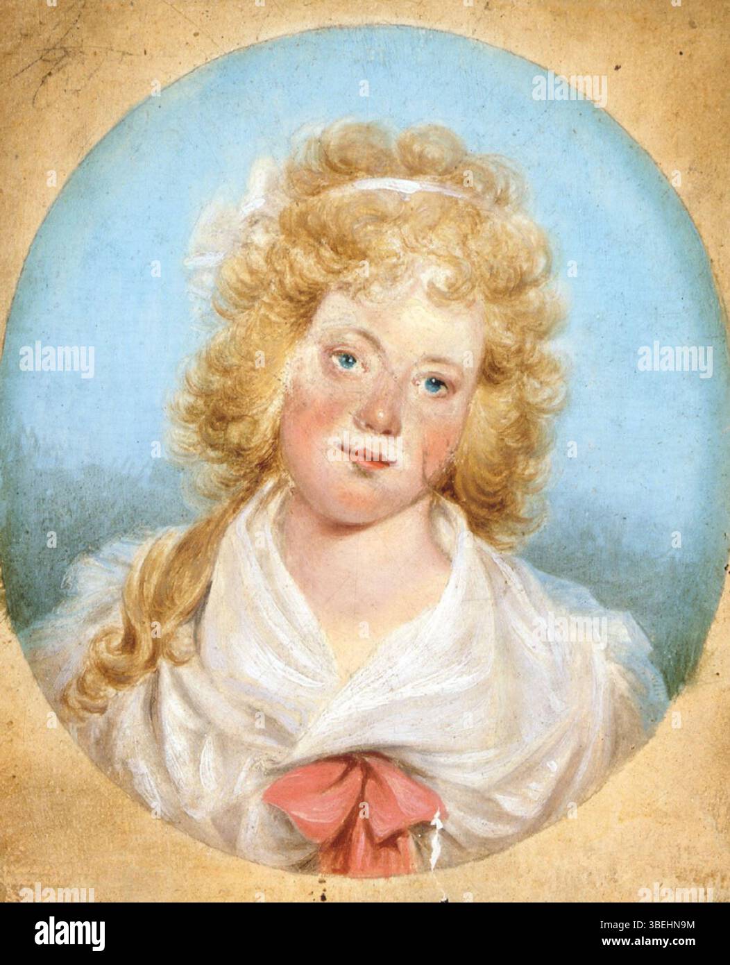 Miniature oil portrait of Eliza Rutledge (1776–1842), painted by ...
