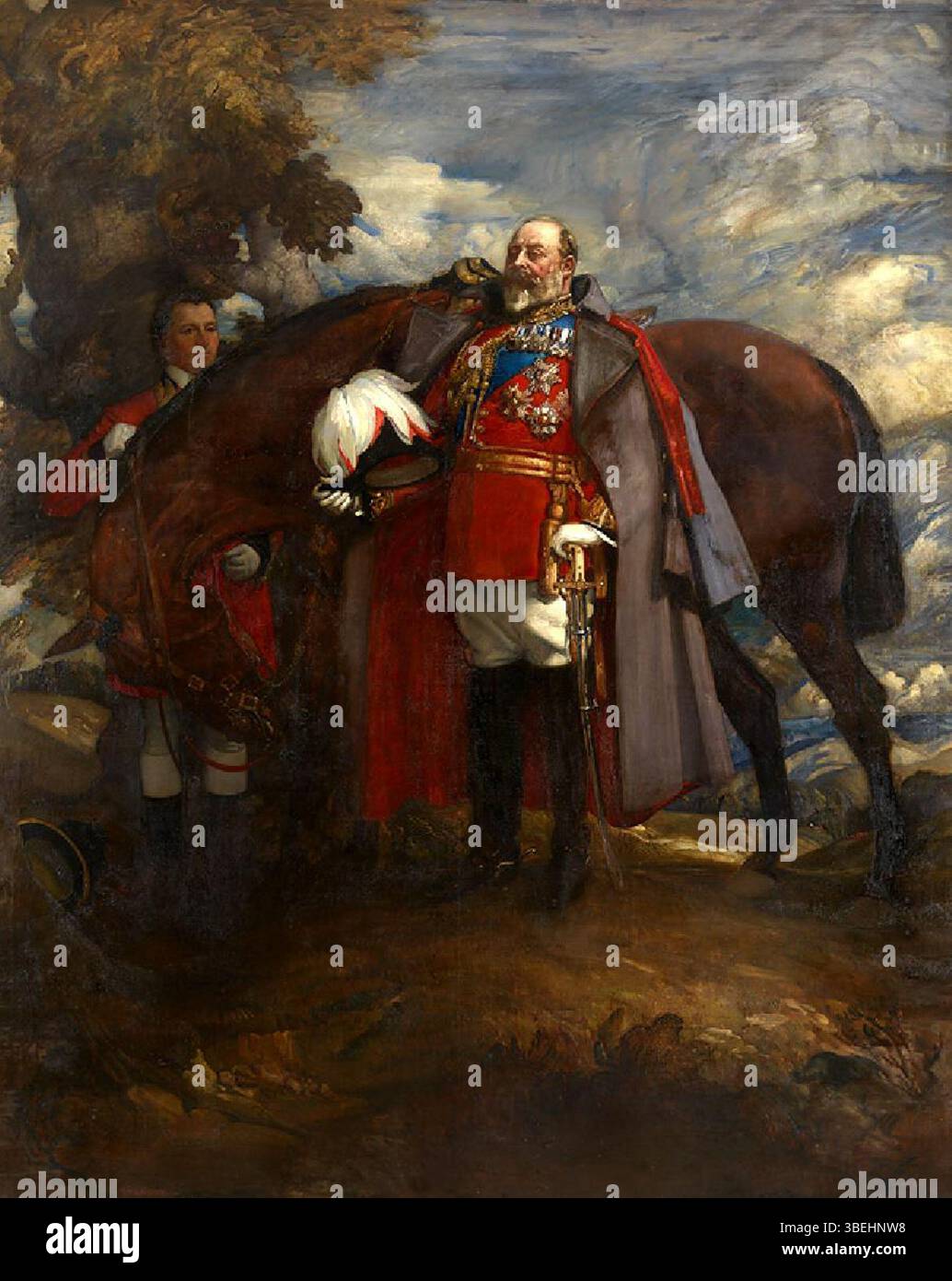 A painting by George Washington Lambert, depicting King Edward VII ...