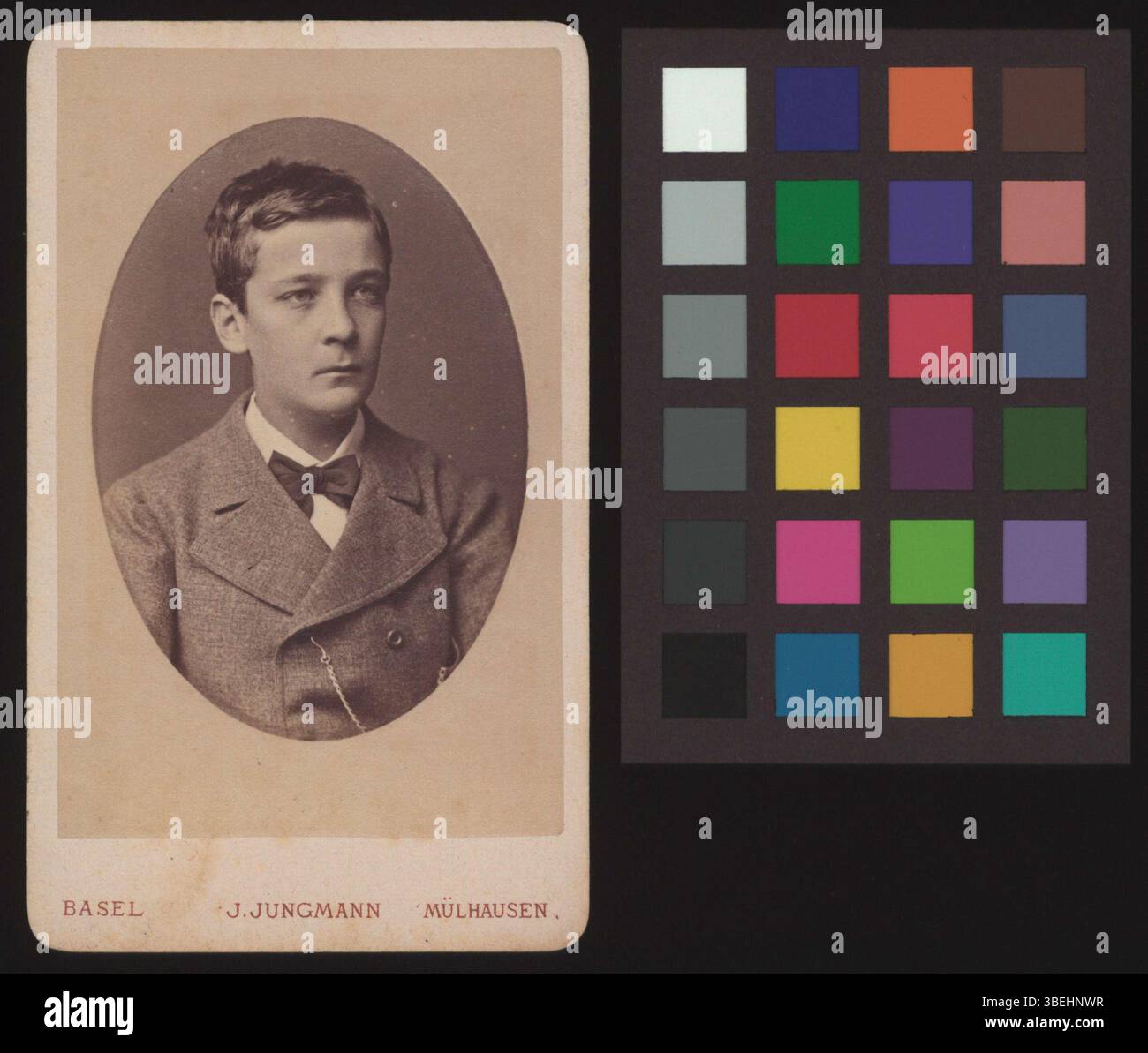 This black and white photograph, created around 1876, features Emil ...