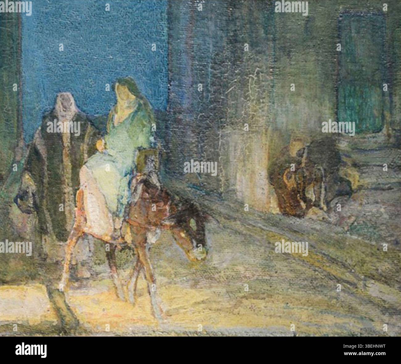 'Flight into Egypt' by Henry Ossawa Tanner depicts the biblical escape ...