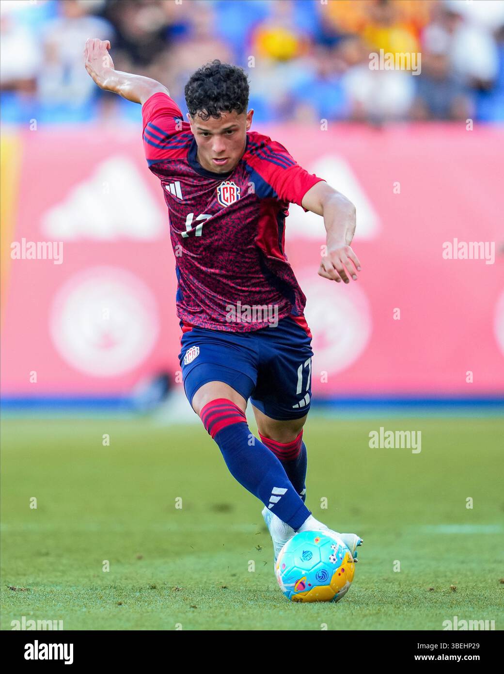 Warren Madrigal of Costa Rica during the friendly match between ...
