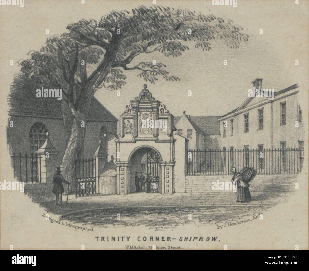 *Trinity Corner, Shiprow* by John Henderson shows the artist’s ...