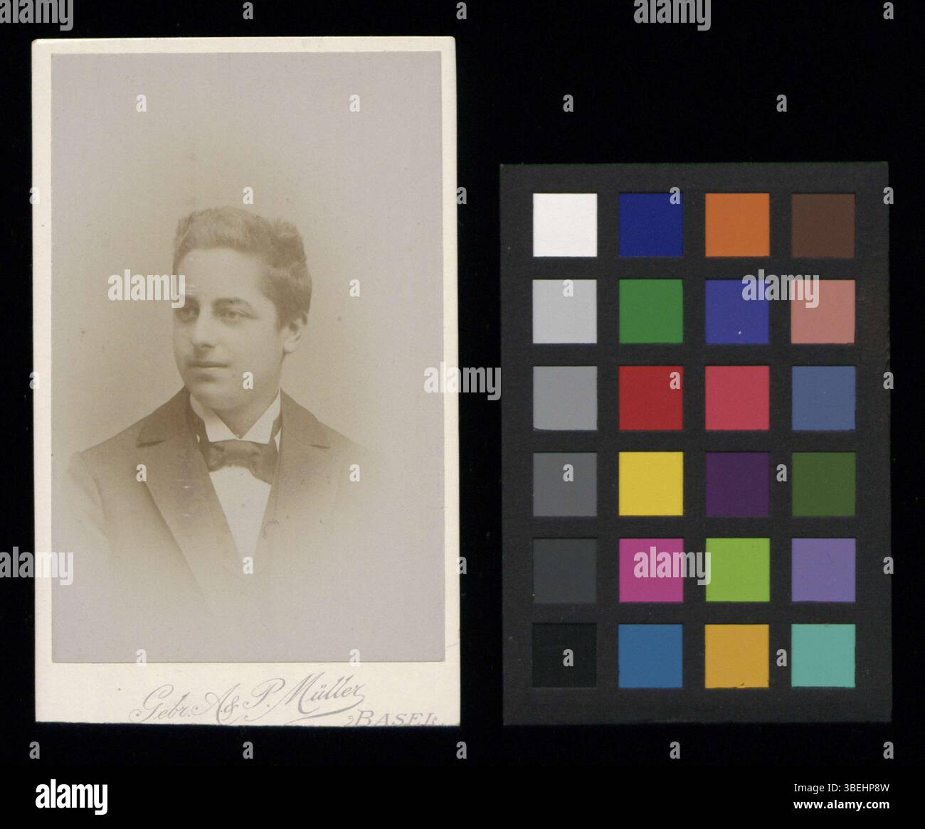 This albumin print photograph, taken around 1902, shows Friedrich ...