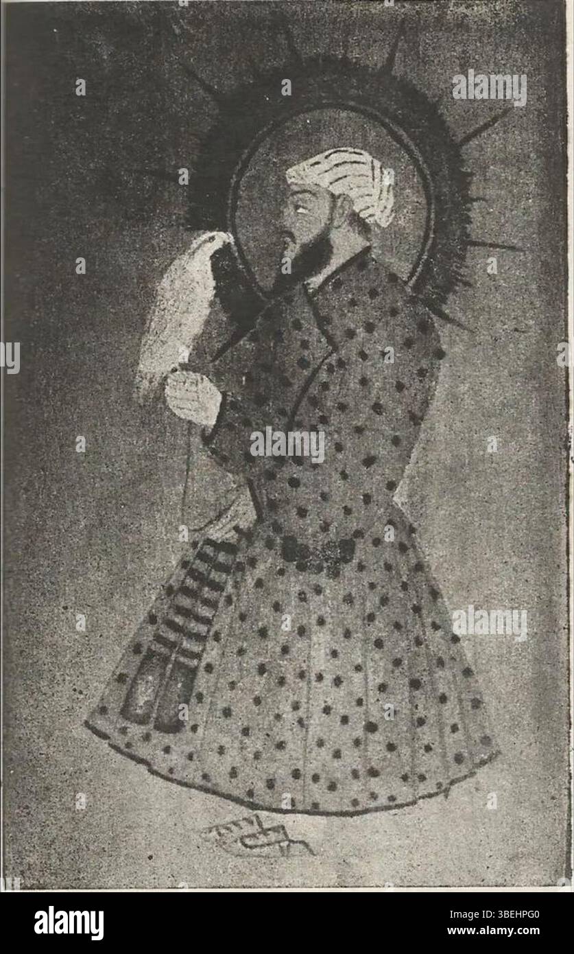 This painting from around 1680-1707 depicts Guru Ram Rai, known as Baba ...