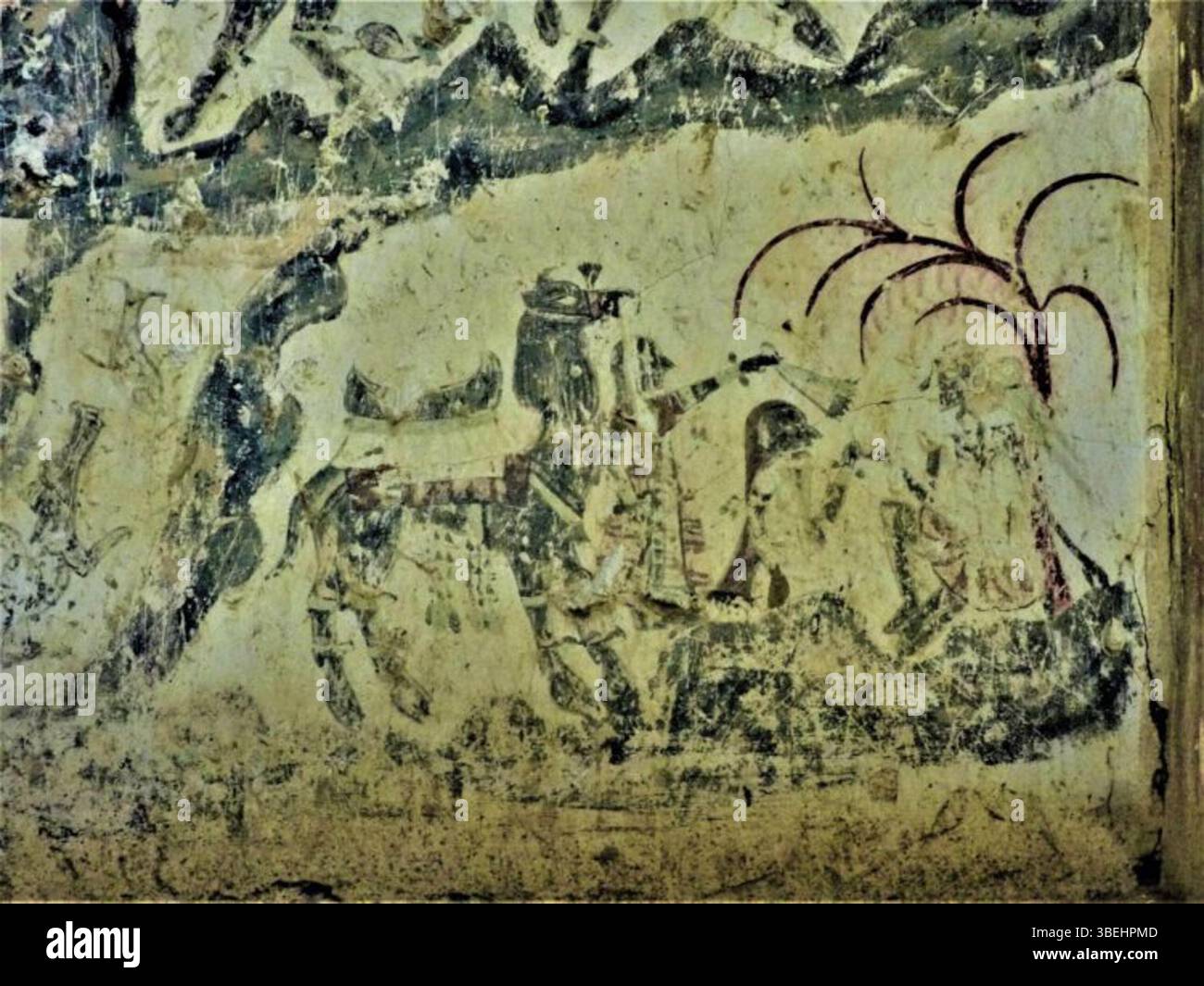 The mural depicting the tragic love story of Laila and Majnun was once ...