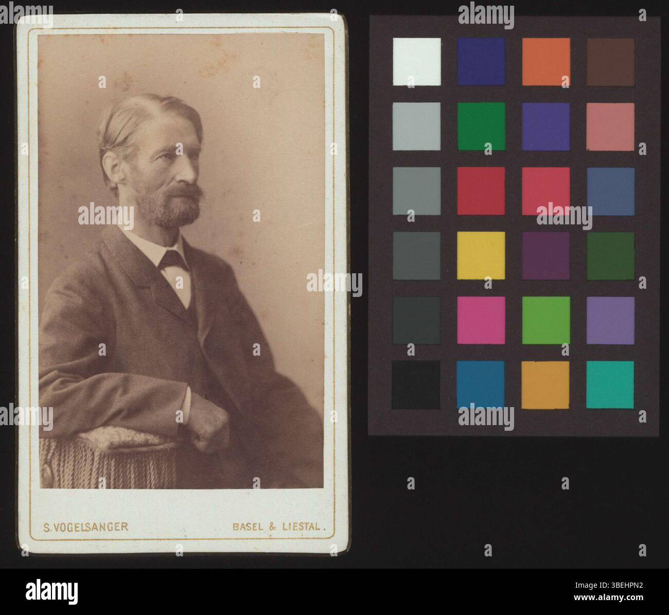 This black-and-white cabinet card photograph, produced between 1880 and ...