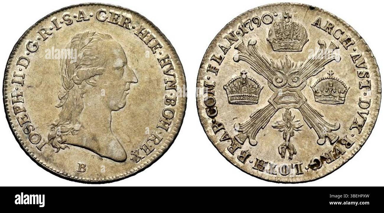 This coin, a quarter thaler from 1790, was minted in Kremnica during ...