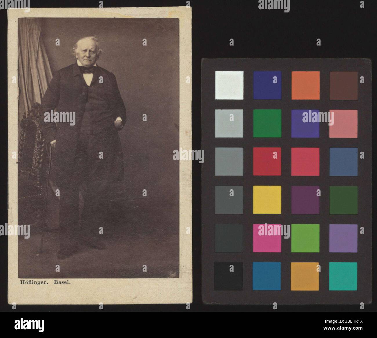 Portrait of Carl Gustav Jung, taken between 1844 and 1864. This black ...