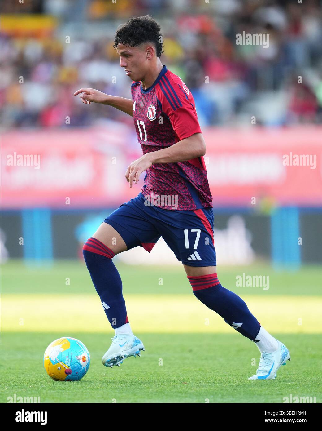 Warren Madrigal of Costa Rica during the friendly match between ...