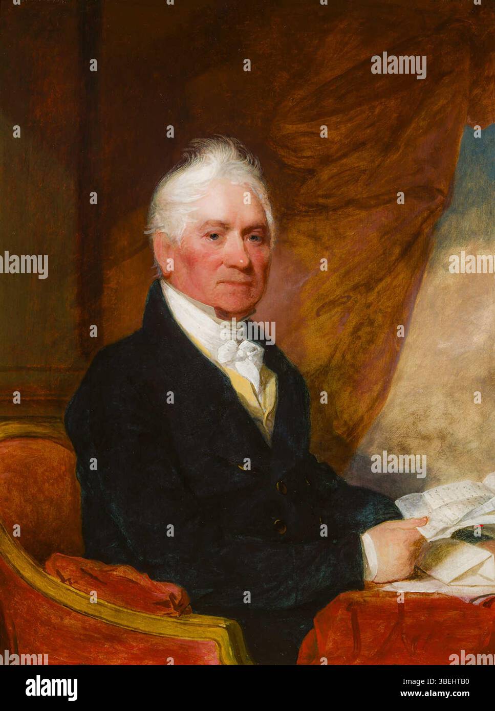 Gilbert Stuart’s portrait of Barney Smith, painted circa 1825, is an ...