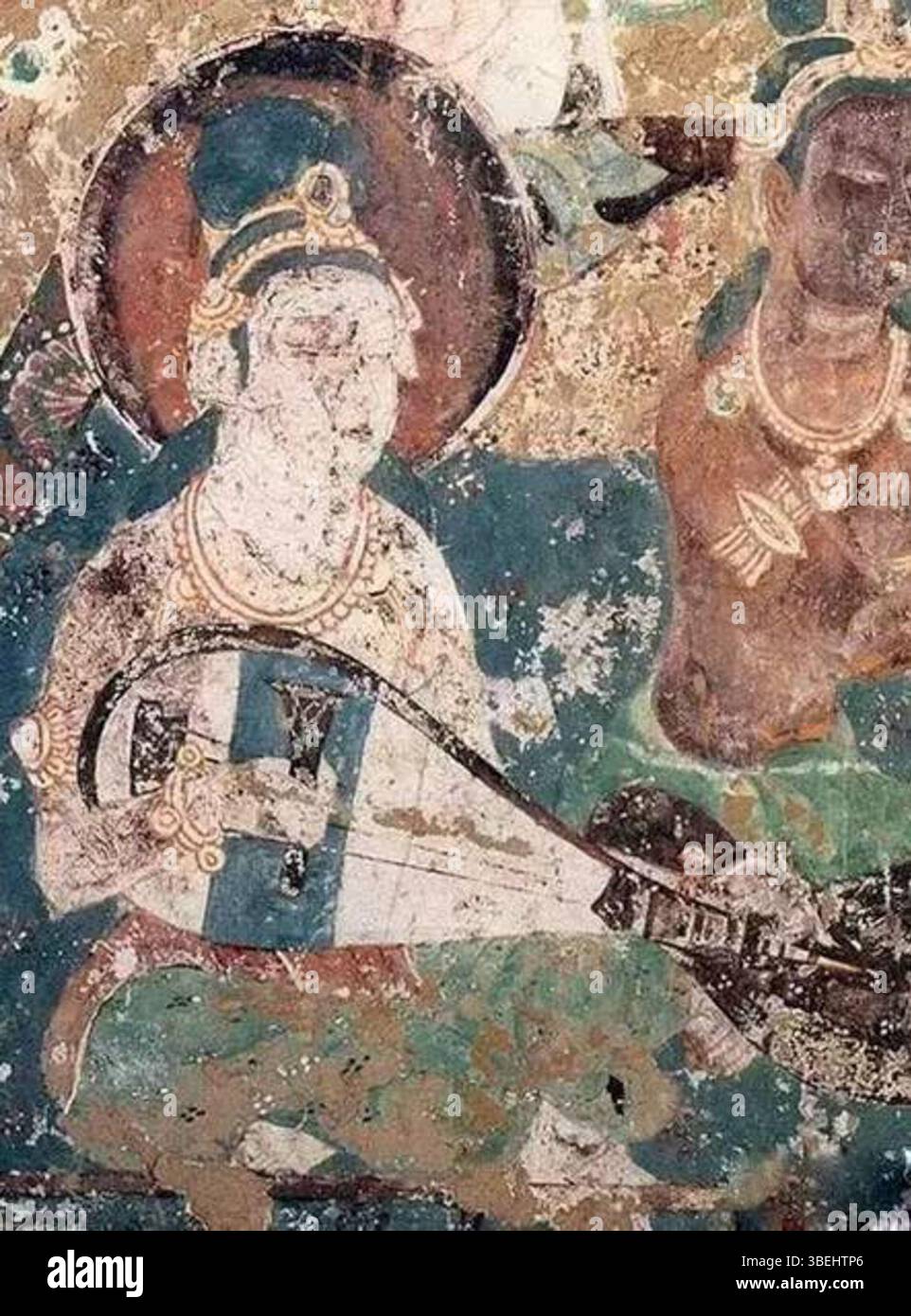 This mural from Dunhuang Cave 220, dating to the early Tang Dynasty ...