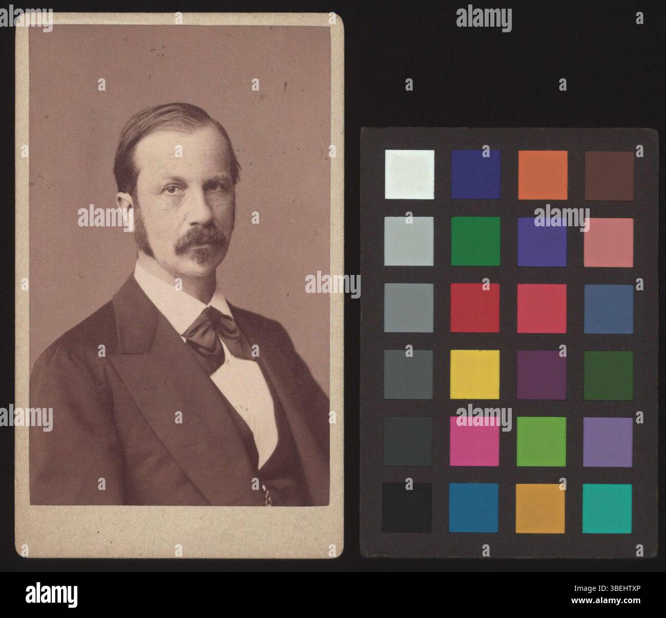 This black-and-white photograph from between 1852 and 1870 captures a ...