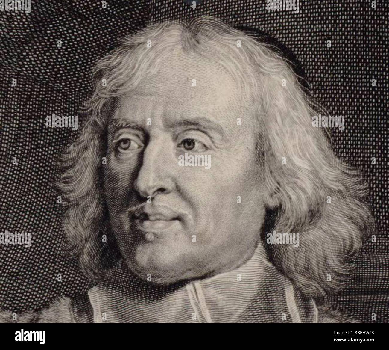 This engraved portrait of Bossuet, created by Drevet, is based on the ...