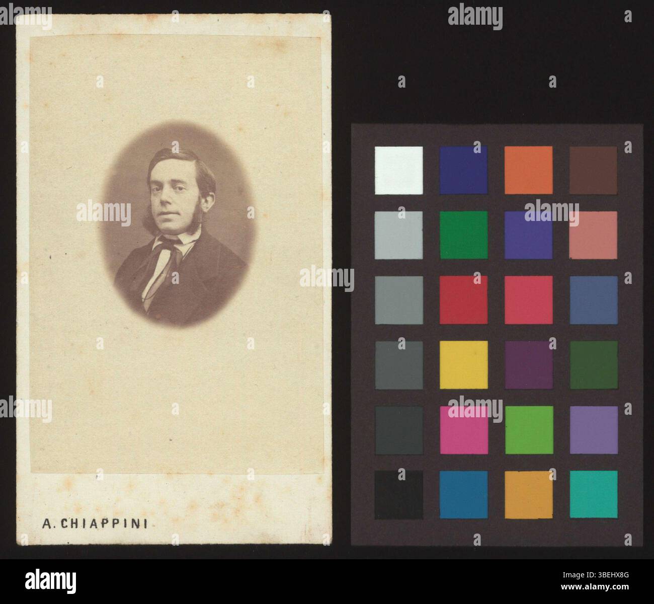 Black and white cabinet card portrait of Rudolf Liechtenhan, taken ...