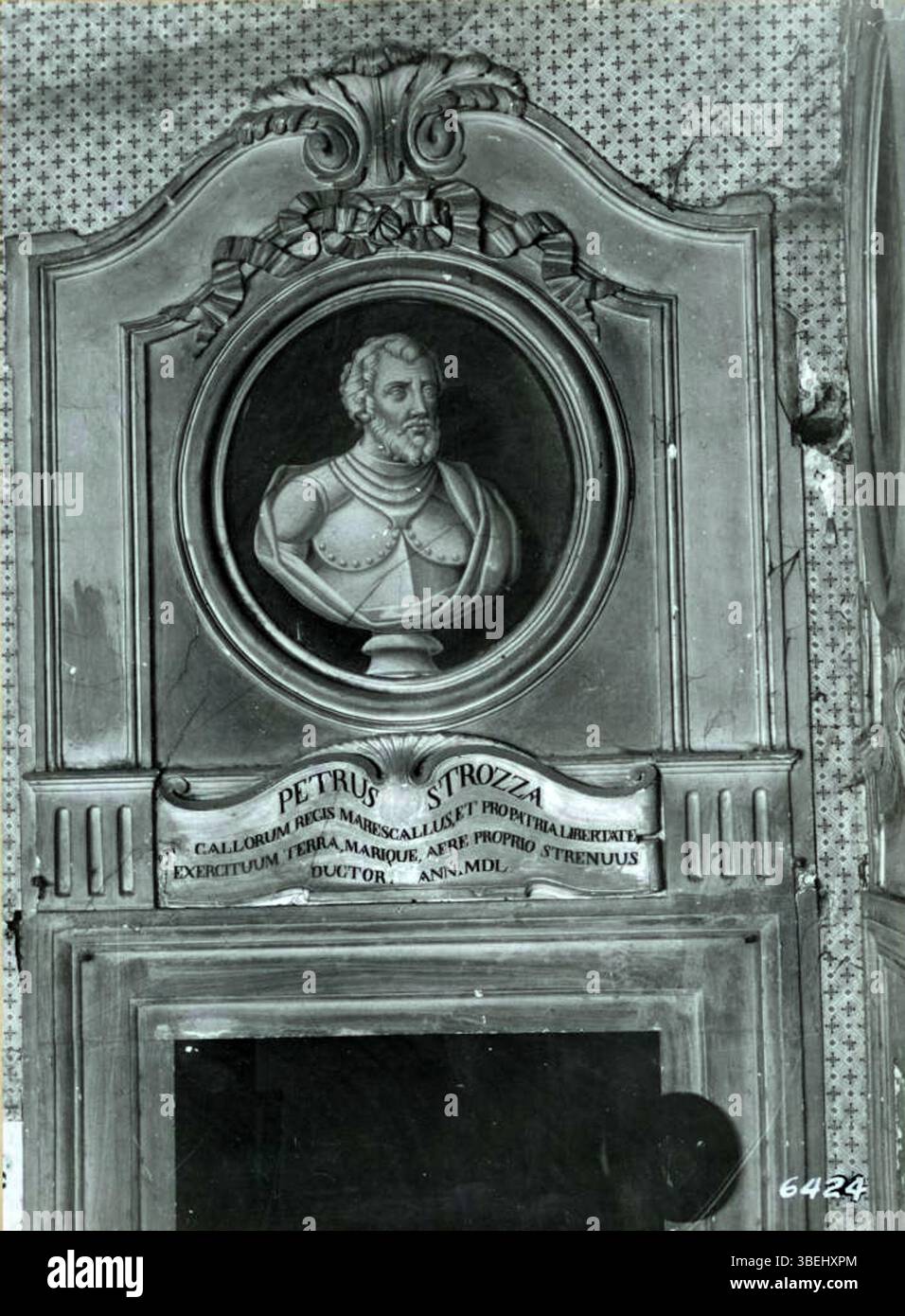 This painting from the 1890s showcases the wall decorations of a room ...