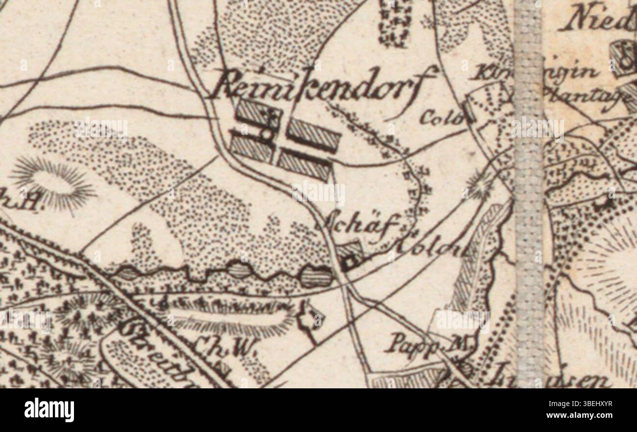 The 'Topographische Karte Hundert Quadrat-Meilen um Berlin', created in ...