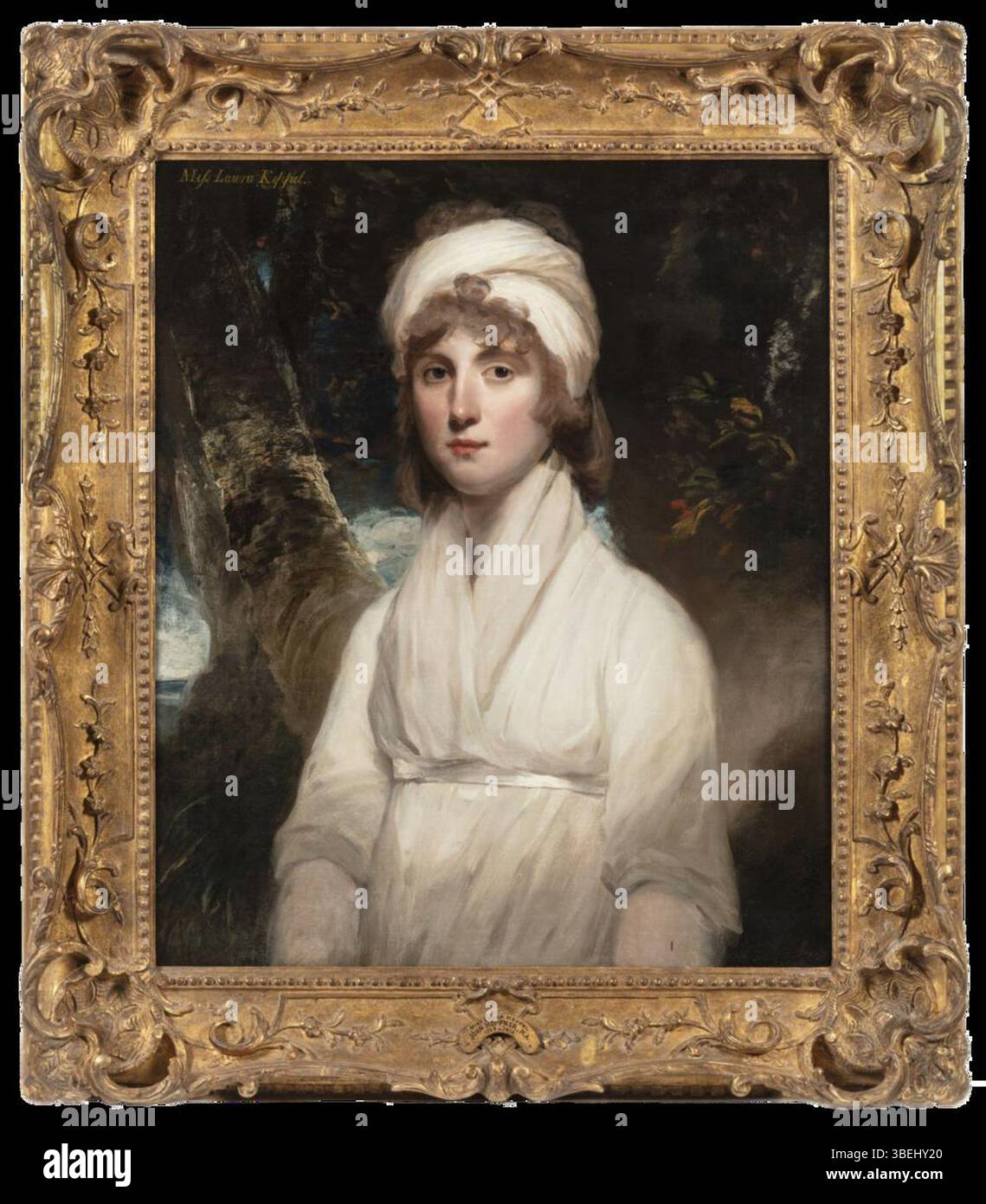 This portrait by John Hoppner from the 1790s depicts Laura Keppel, who ...