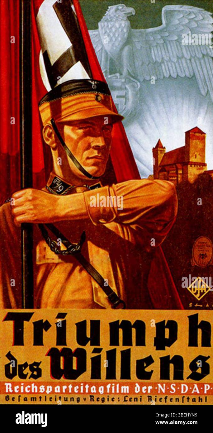 The 1935 poster by Erich Ludwig Stahl promotes the Nazi propaganda film ...