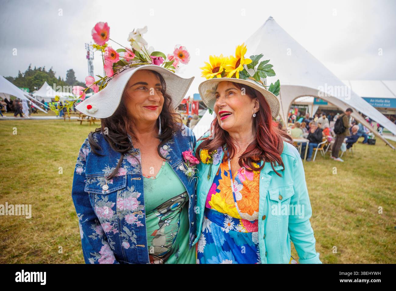 Sisters Josephine Walsh (left) and Geraldine O'Toole attend the opening ...