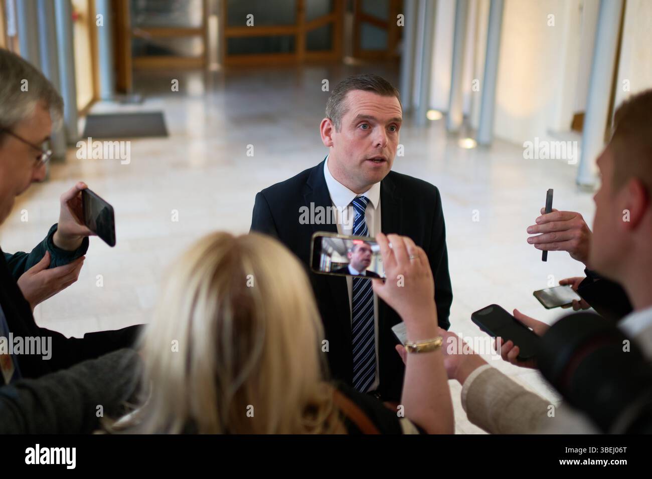Edinburgh Scotland, UK 29 May 2025. Douglas Ross at the Scottish ...