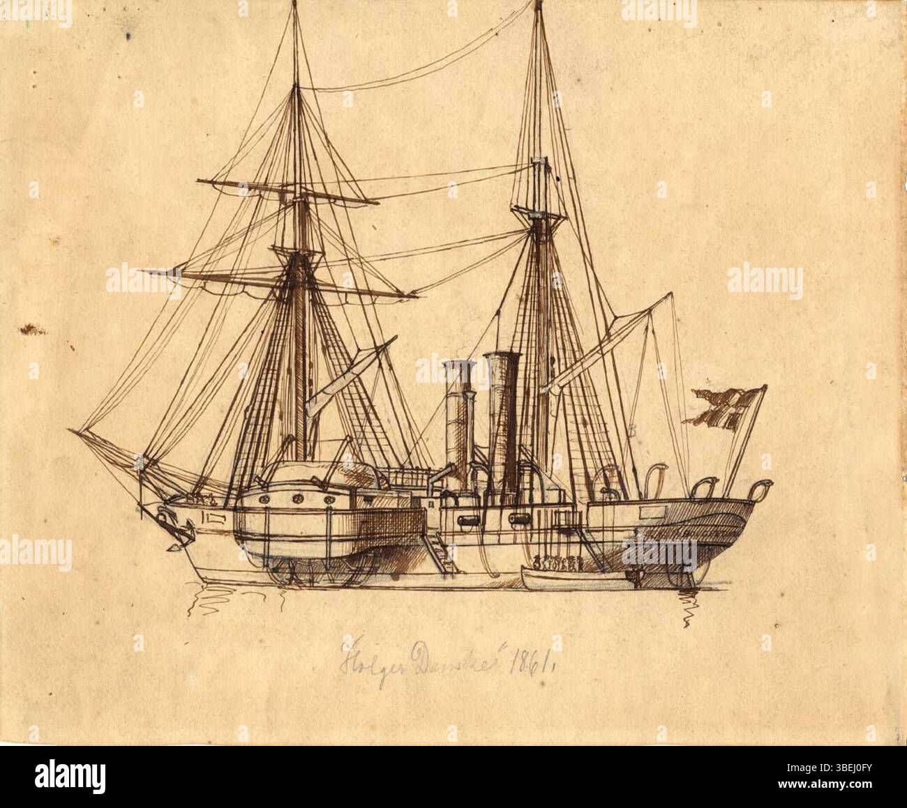 This painting by Christian Blanche, created in 1861, depicts the ...