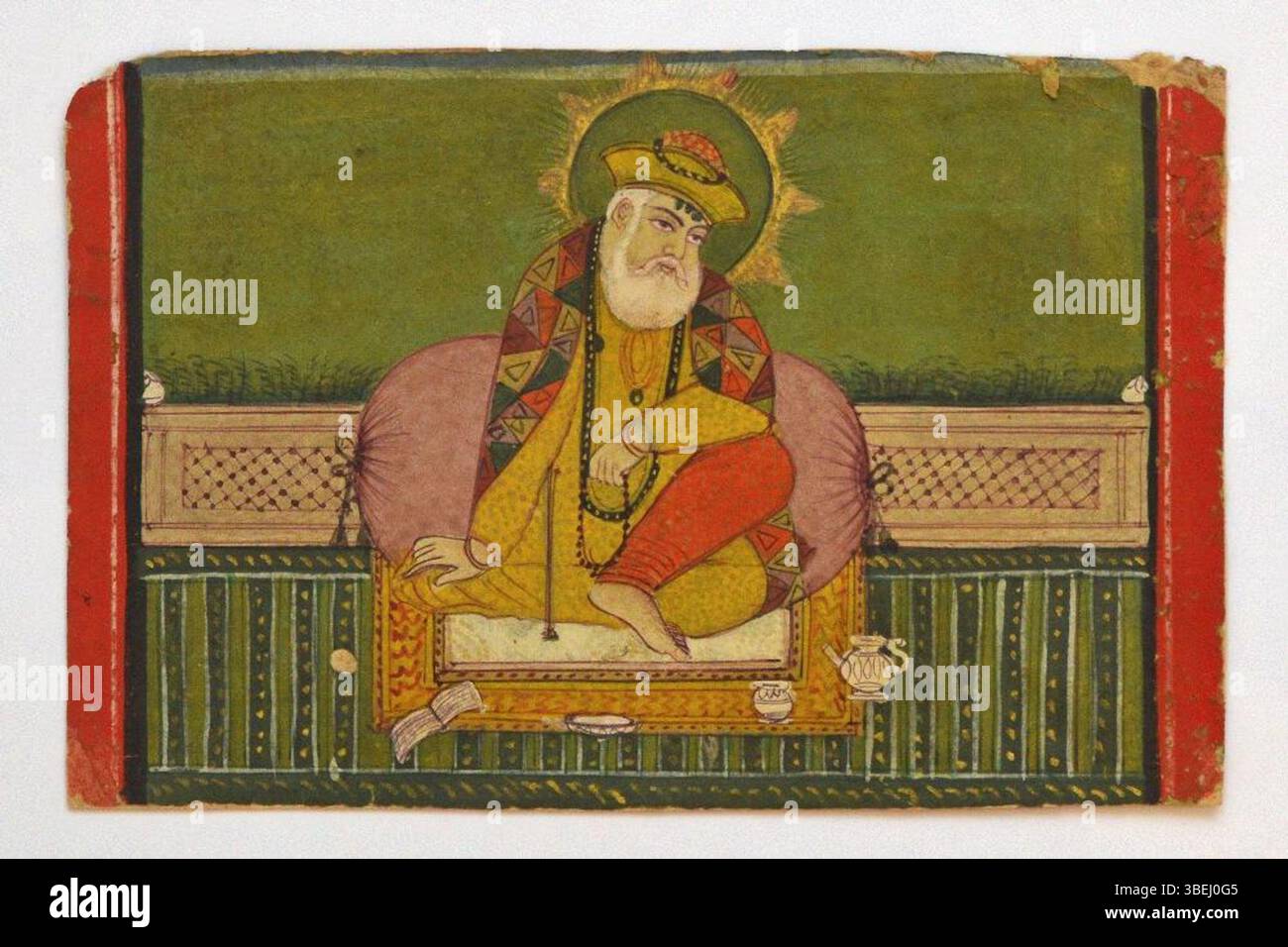 This circa 1850 Indian miniature painting, in opaque watercolour on ...