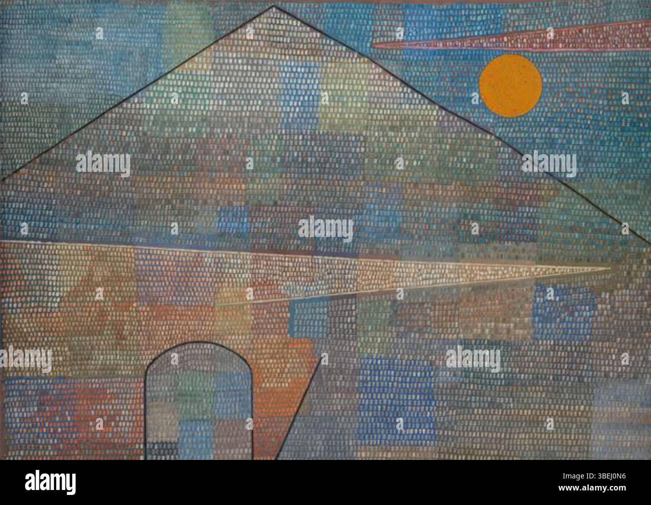 Paul Klee’s 1932 painting 'Ad Parnassum' exemplifies his exploration of ...