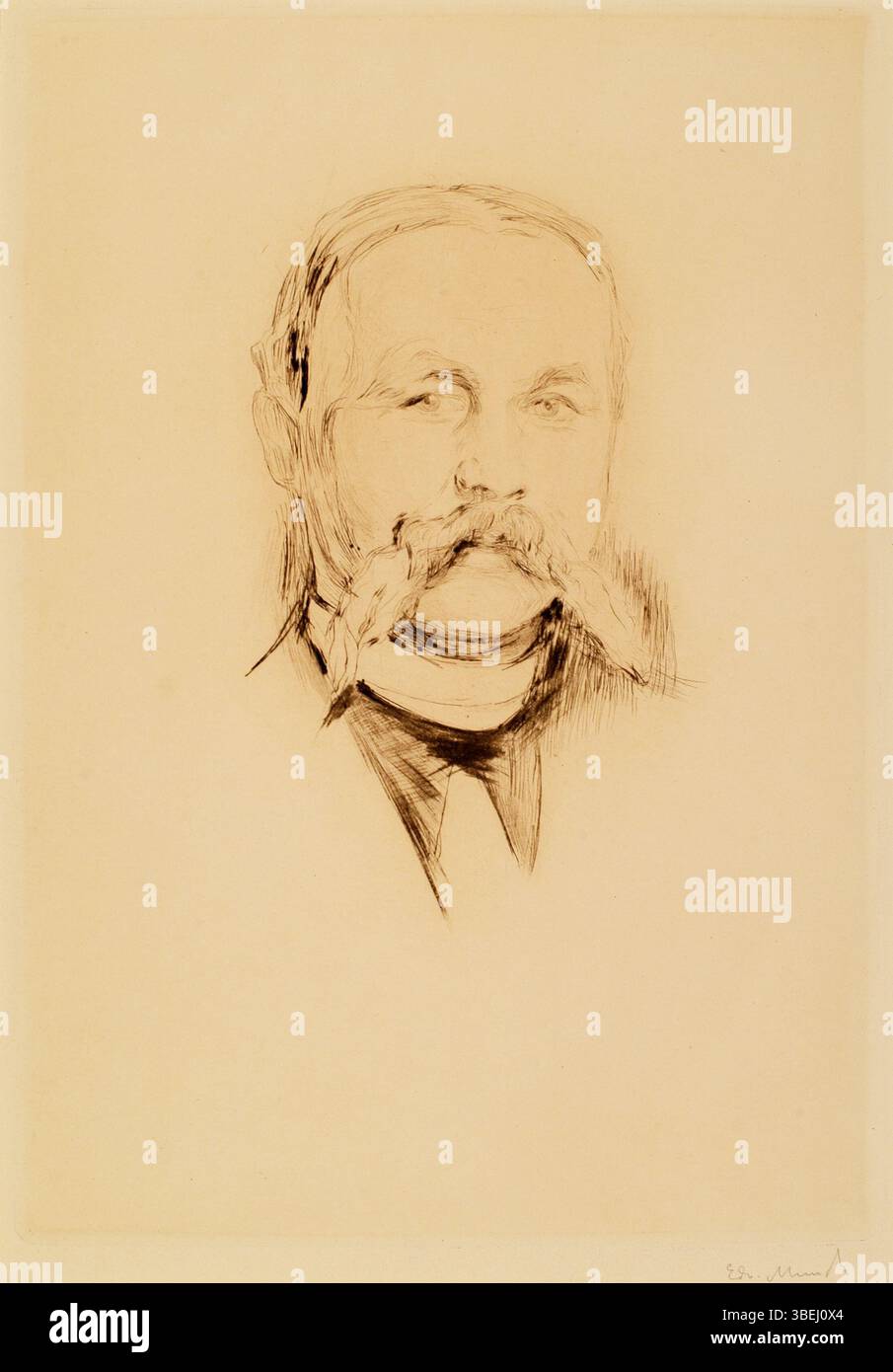 Edvard Munch’s 1895 portrait of Dr. Seidel exemplifies his skill in ...