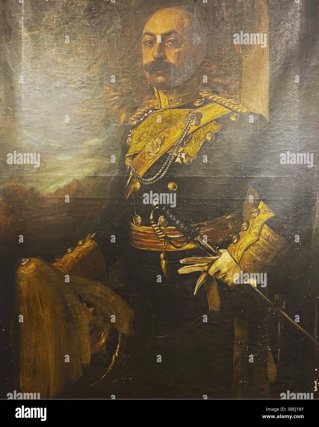 This painting by Leslie Poole Smith, depicting Prince Frederick Duleep ...