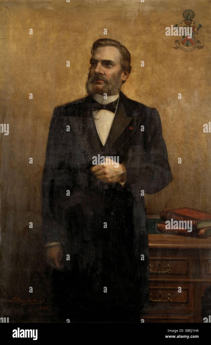 'Portrait of Baron Napoleon De Pauw' (1896) by Louis Maeterlinck ...