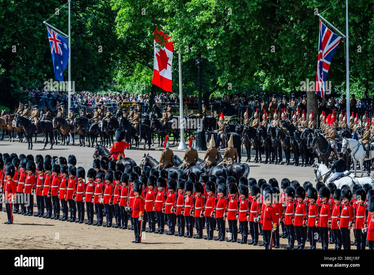 London, UK. 29th May, 2025. The Canadian flag gets pride of place - The ...