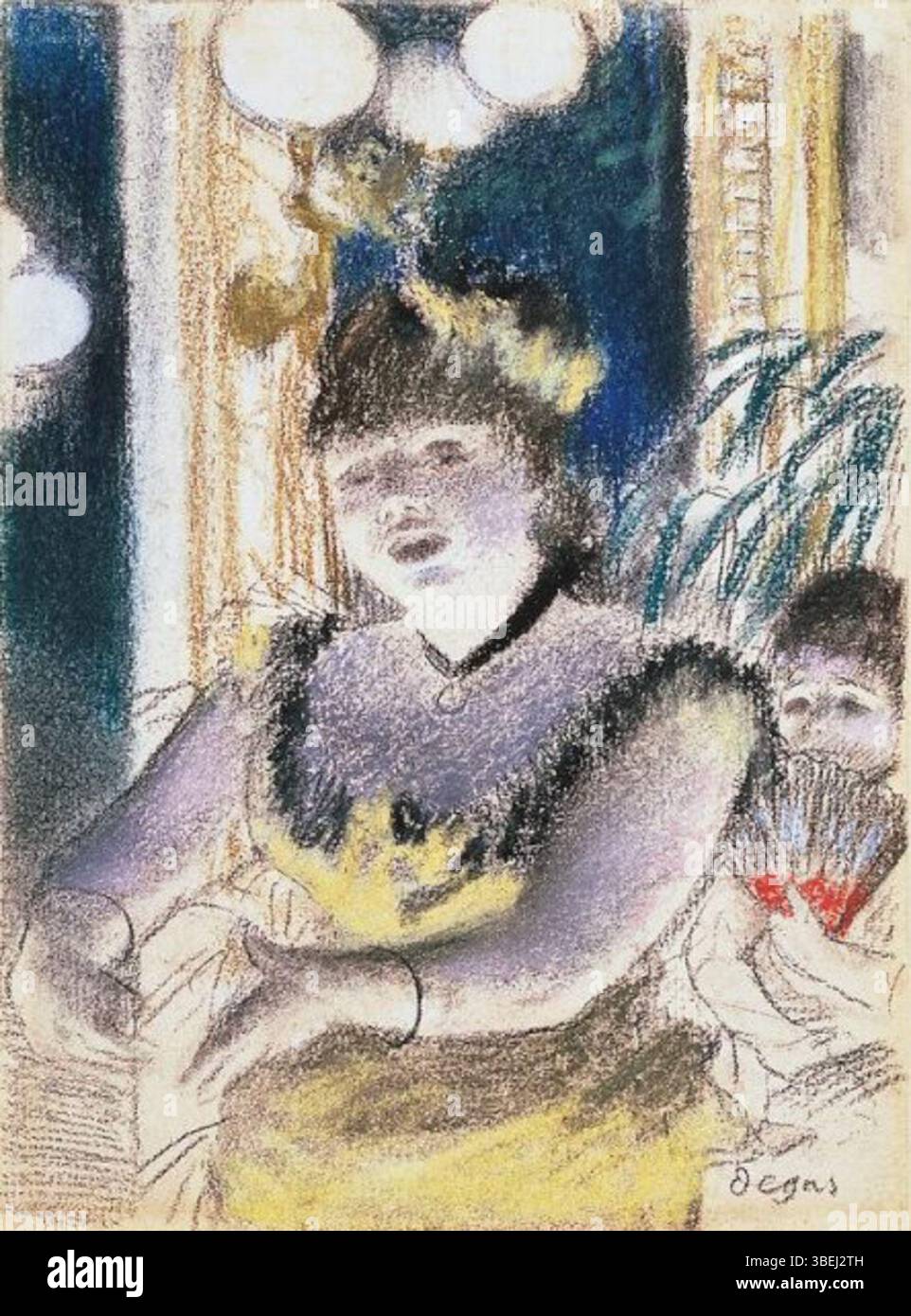 Edgar Degas' *Café-Concert Singer* (914) showcases a moment captured ...
