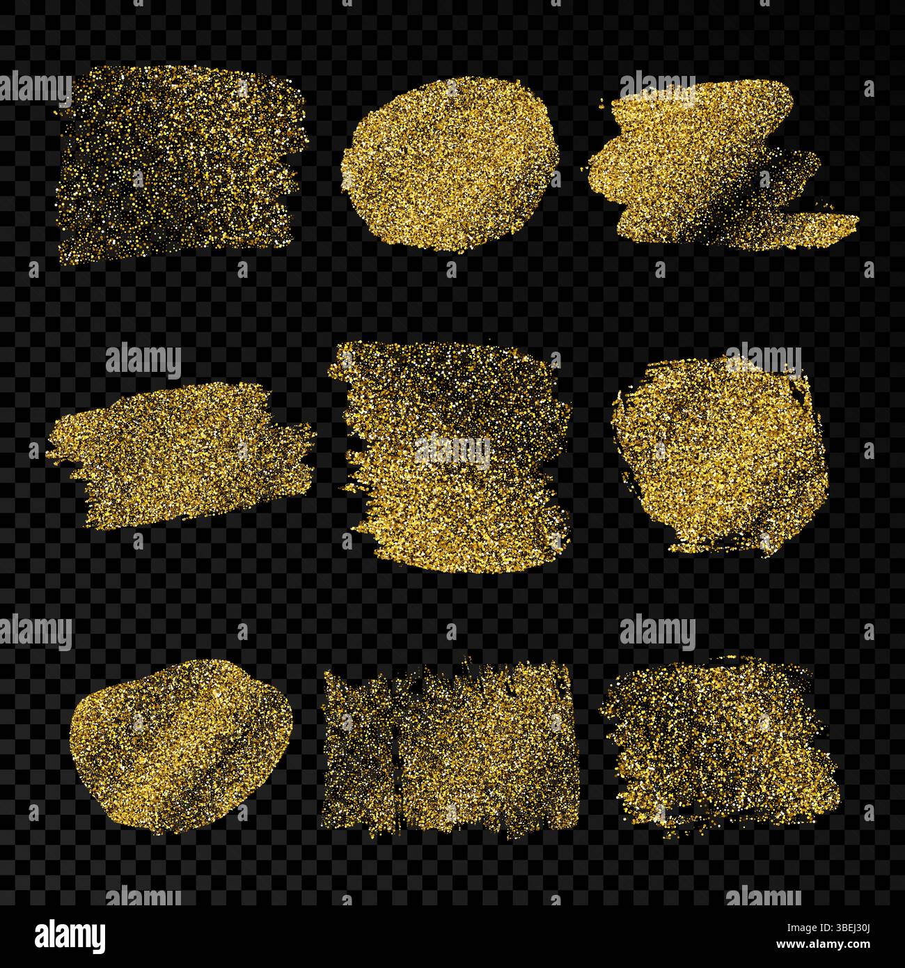 Gold glitter vector grunge texture Stock Vector Images - Alamy