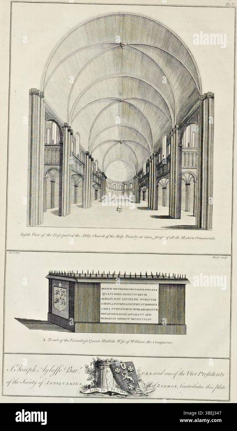 This illustration from 1767 by Joseph Ayloff Bar depicts the tomb of ...