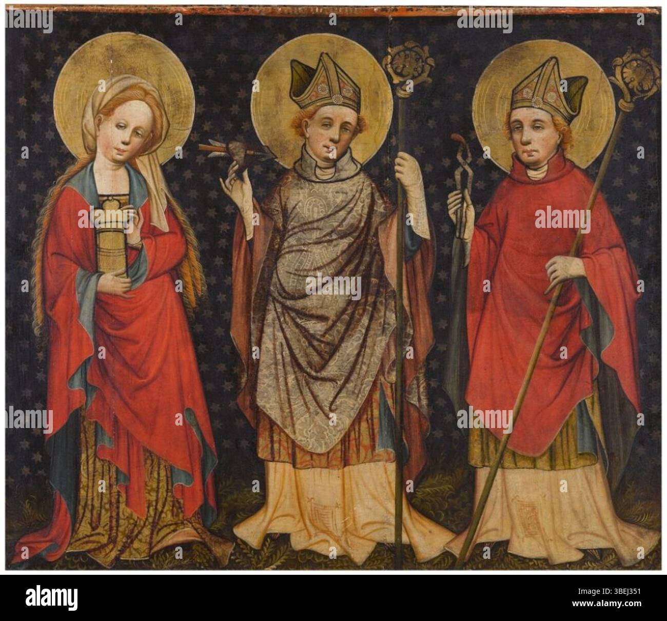 This painting by the Master of the Hildesheim Magdalene Legend depicts ...