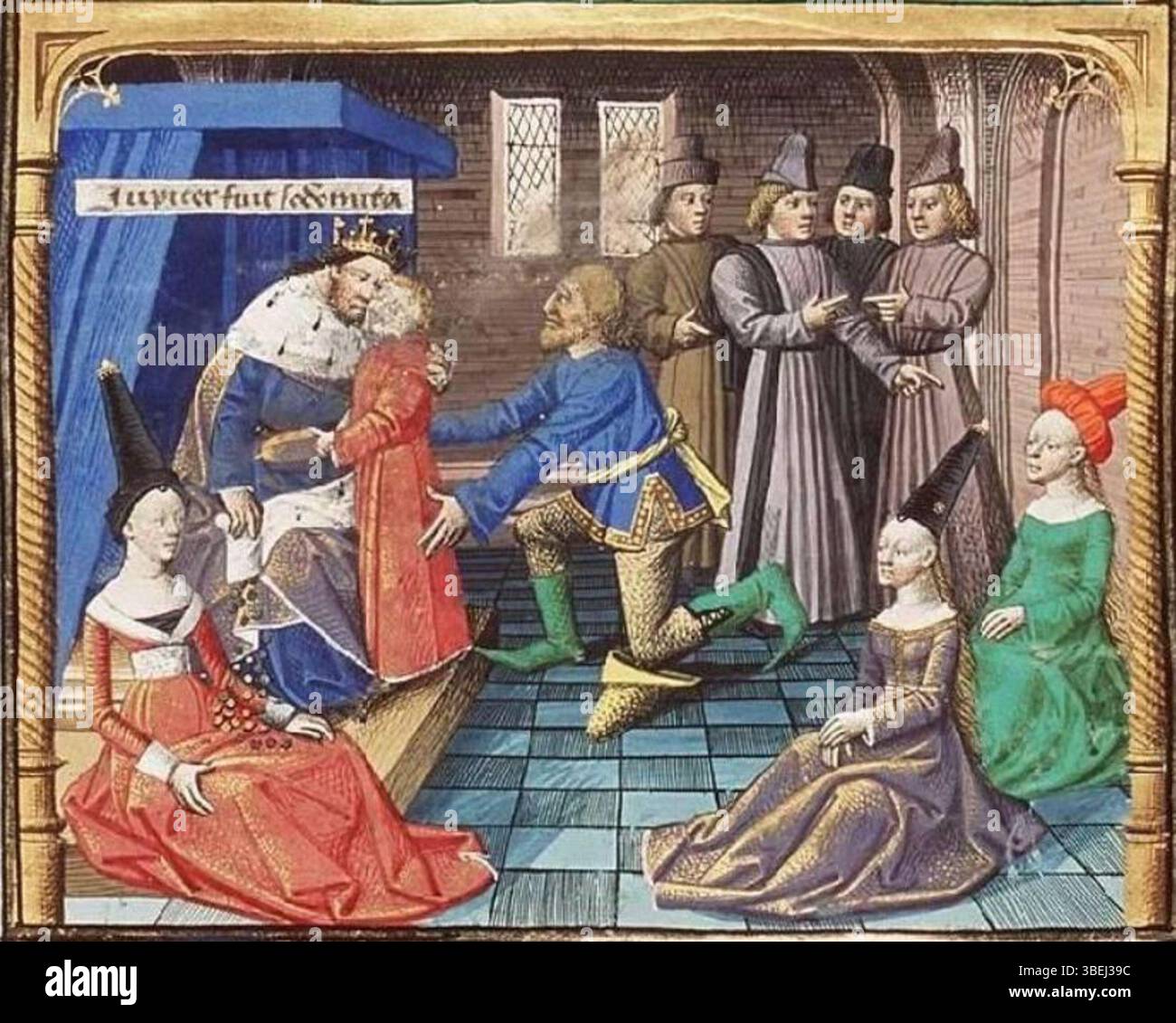 This artwork by Maître François, created in 1475, depicts the ...