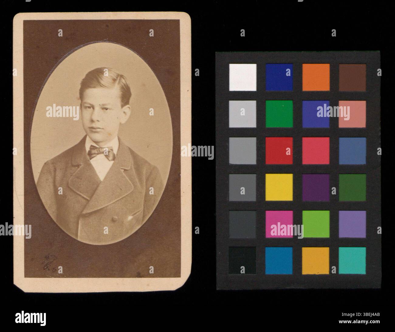 This black-and-white photograph, taken around 1876, shows Leonhard ...