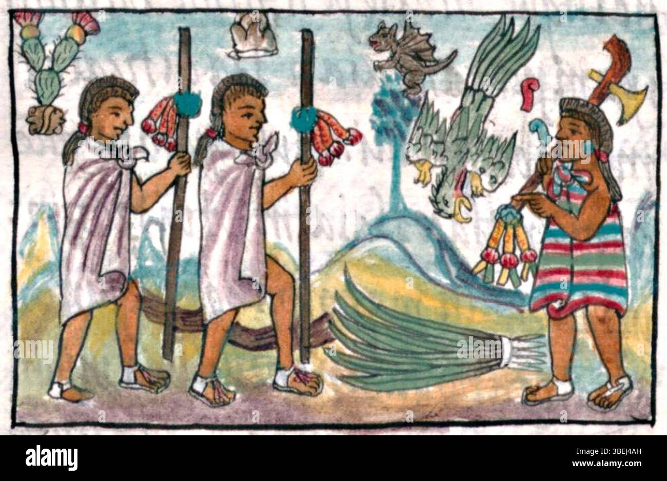 Florentine codex warrior hi-res stock photography and images - Alamy