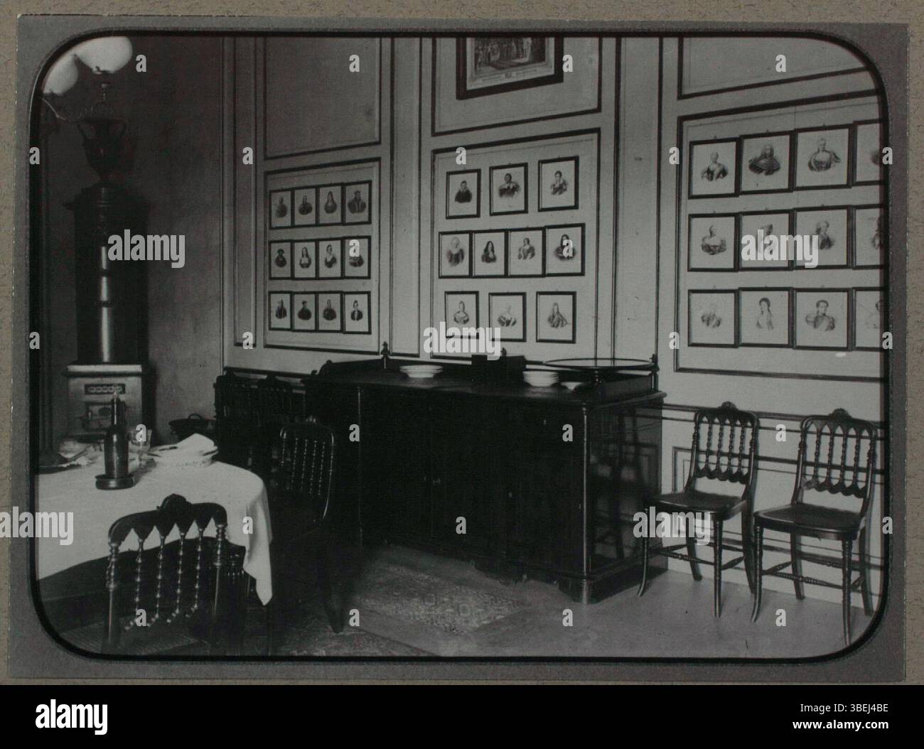 The interior of Geheimekonferensråd F. F. Tillisch’s residence at ...