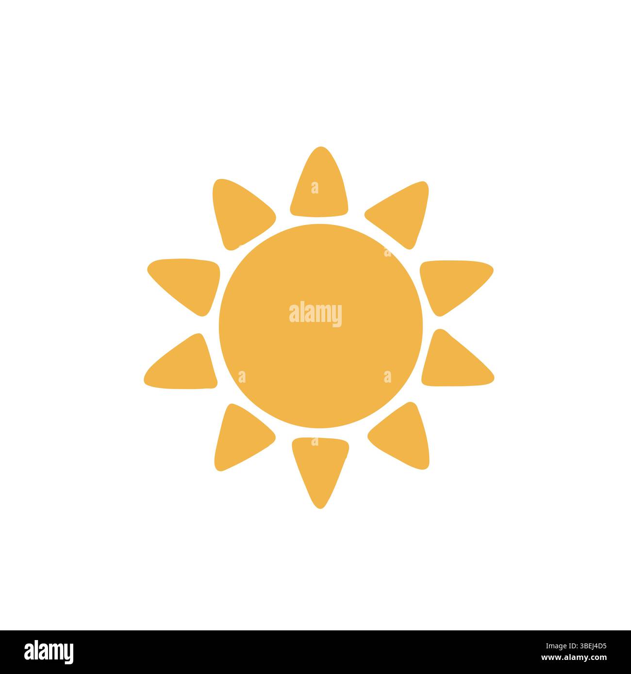 Bright sun vector illustration perfect for summer themes, solar energy ...