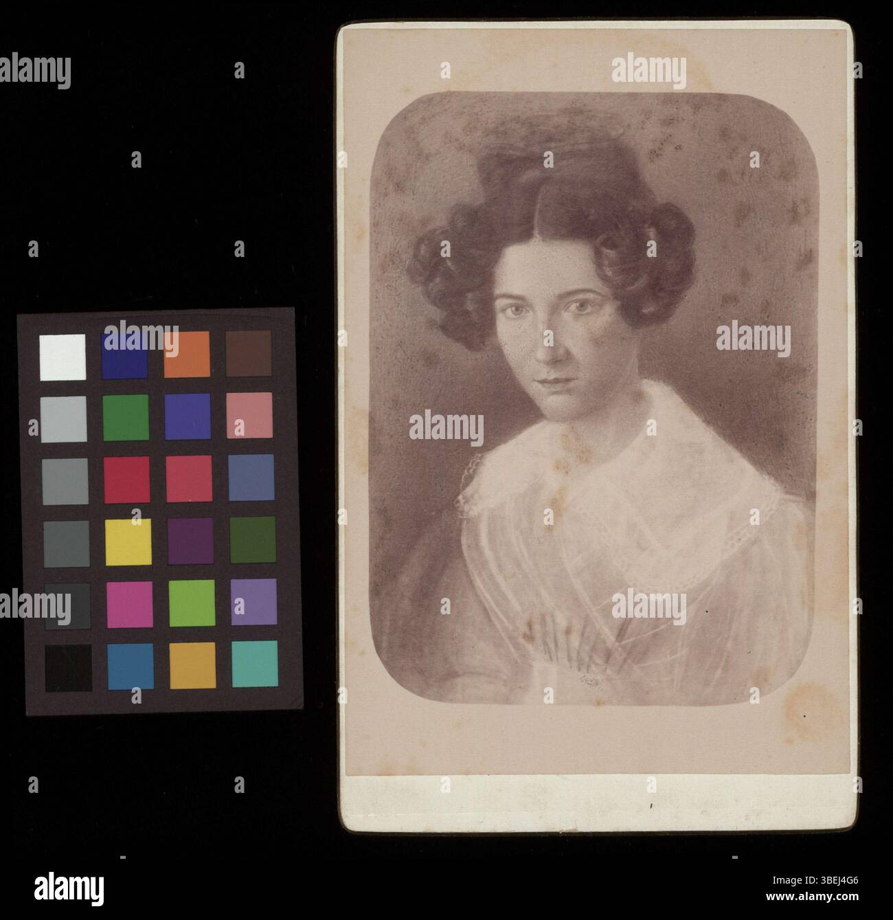 This black-and-white reproduction, created between 1825 and 1845 ...