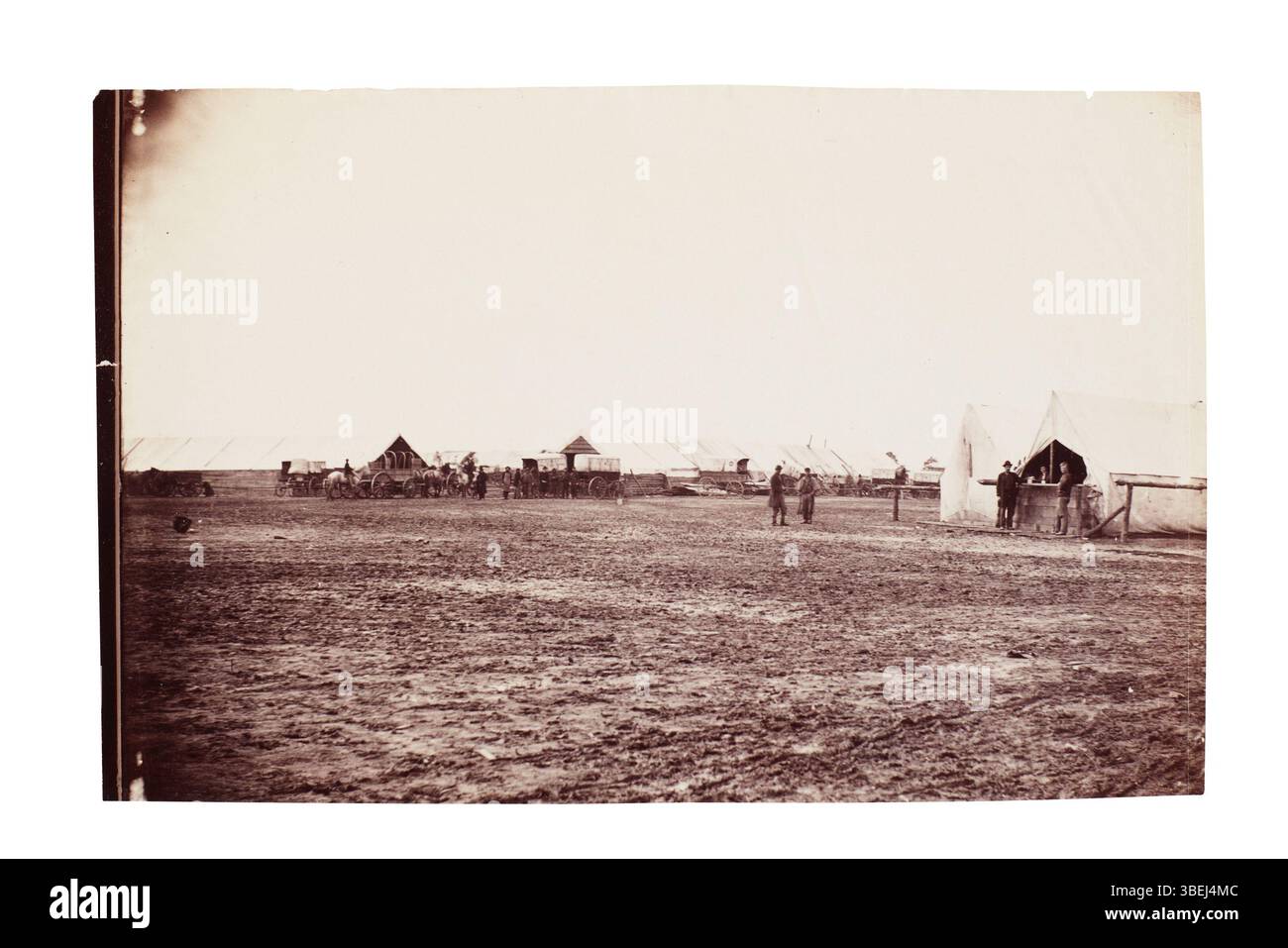 This photograph, attributed to Timothy H. O'Sullivan, depicts the ...