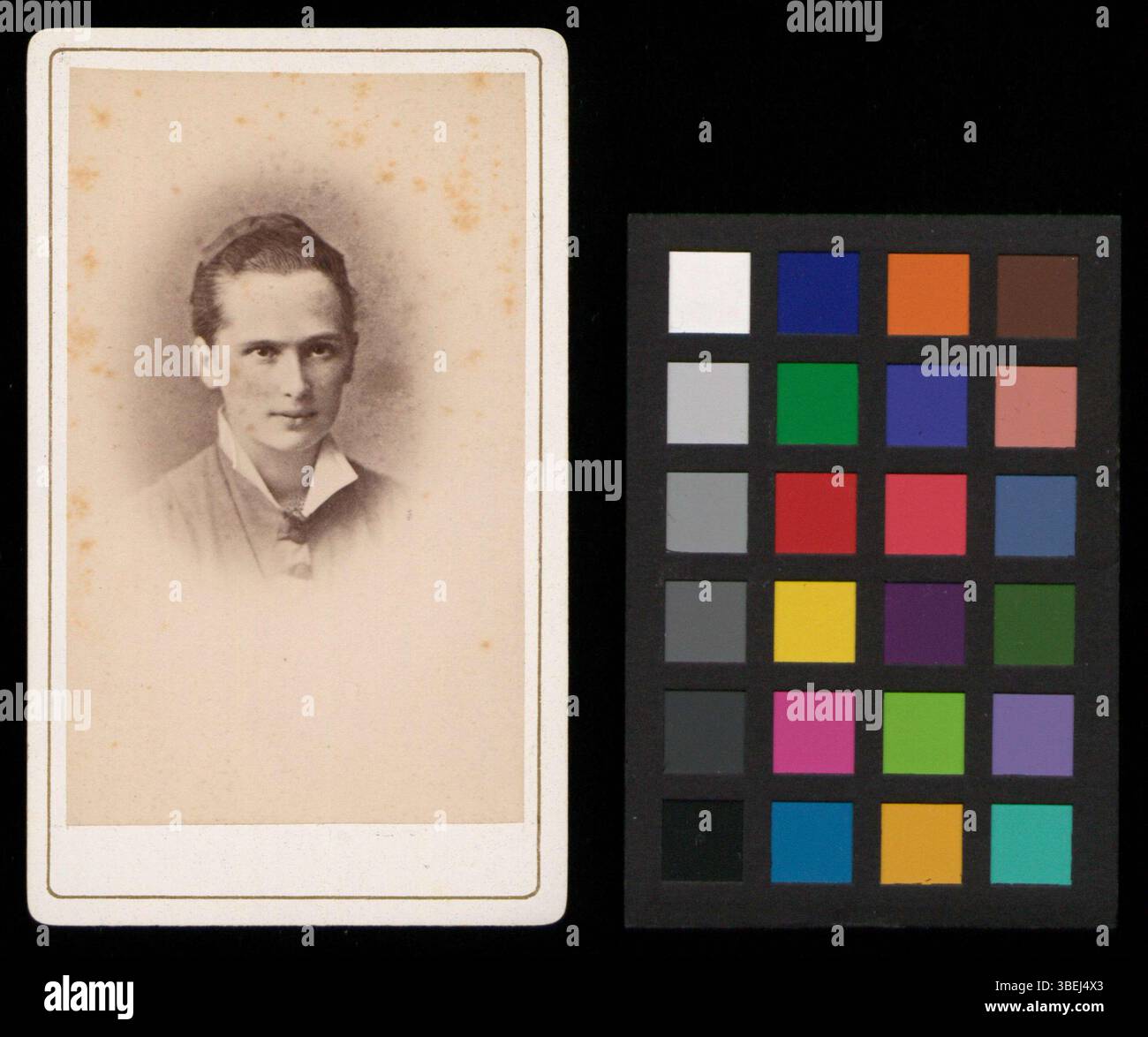 This collodion wet plate photograph from between 1870 and 1880 depicts ...