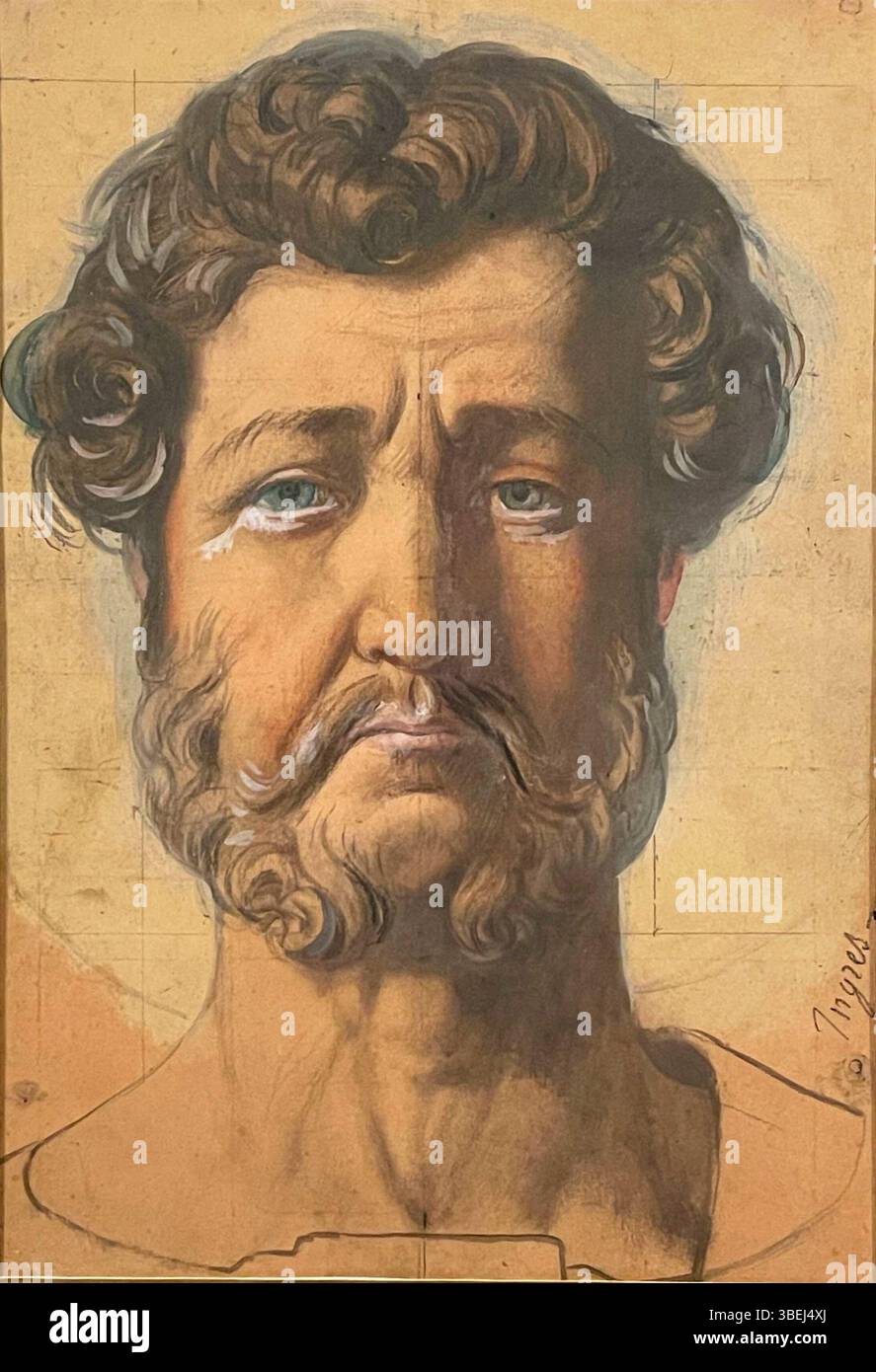 Jean-Auguste-Dominique Ingres, a renowned French Neoclassical artist ...