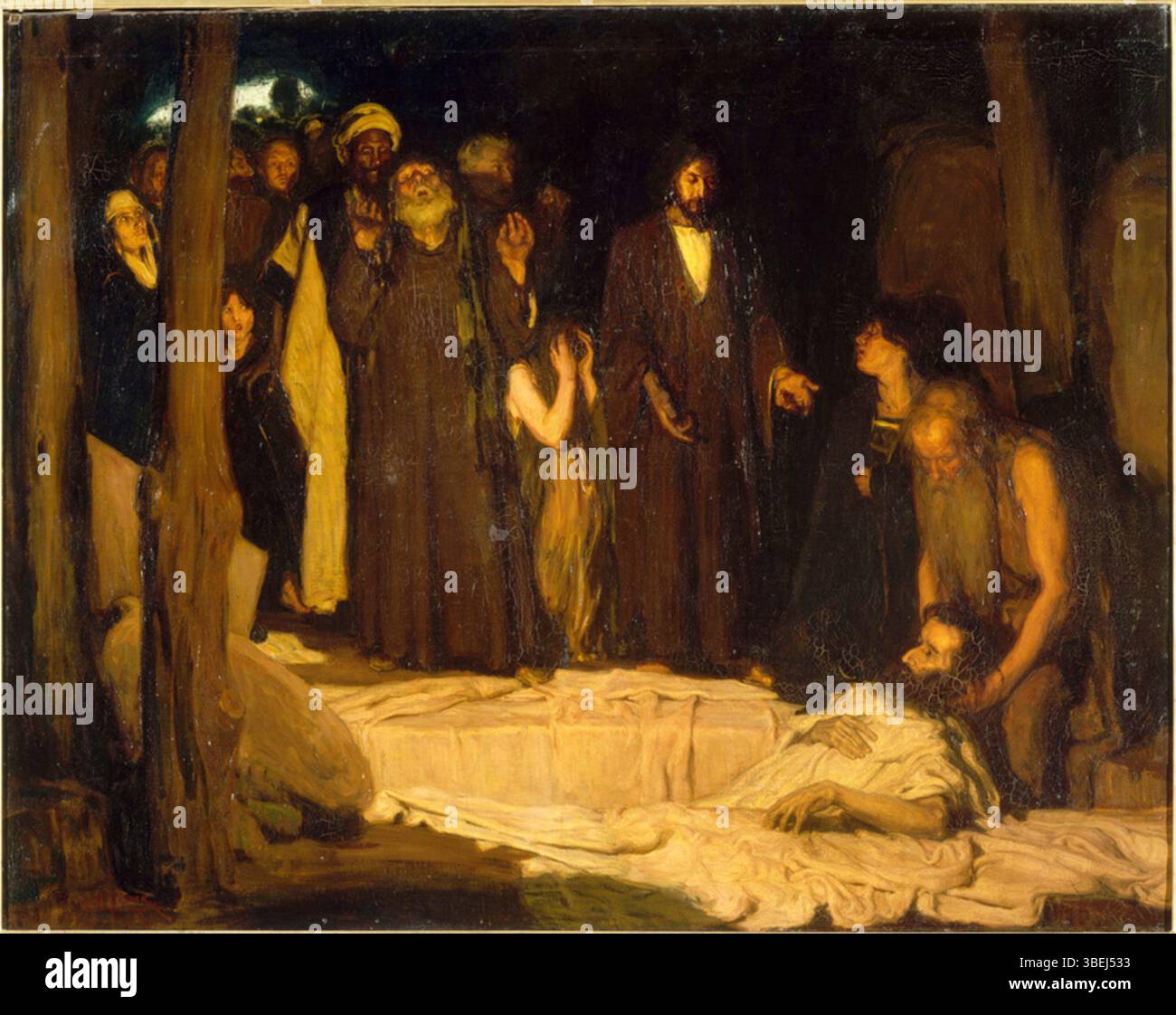 'The Raising of Lazarus' (1896) by Henry Ossawa Tanner depicts the ...